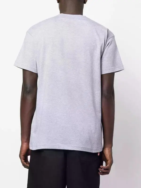 Jacquemus Logo-print Cotton T-shirt - Grey