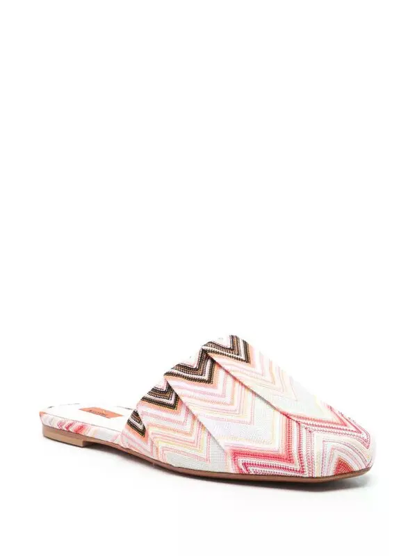 Missoni Zig-zag Slippers - Pink