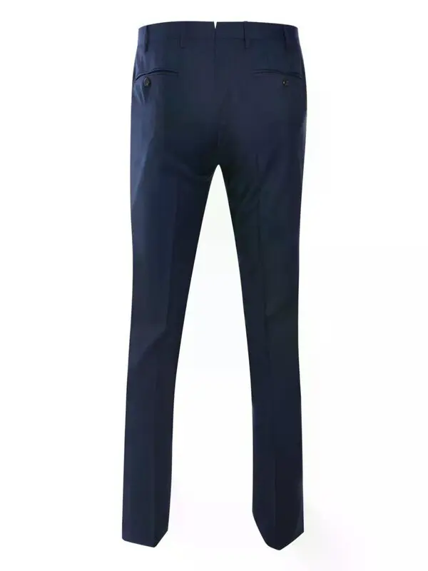 Corneliani Virgin Wool Trousers - Blue