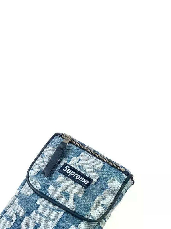 Supreme Jacquard Denim Neck Pouch