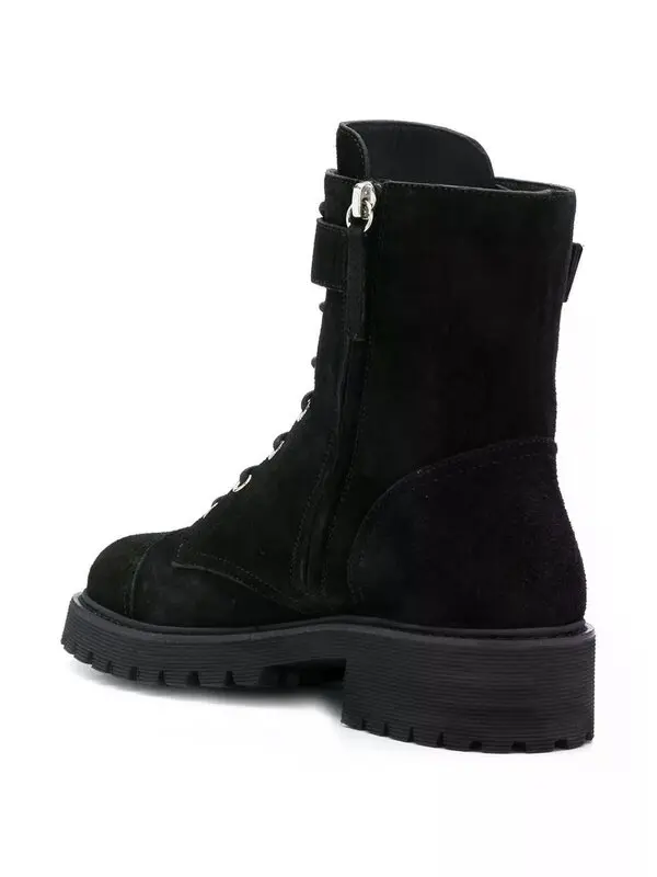 GIUSEPPE ZANOTTI Alexa Logo Plate Boots