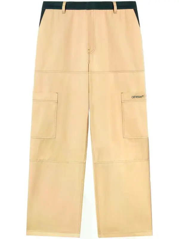 Off-White Contrast-stitching Cargo Pants