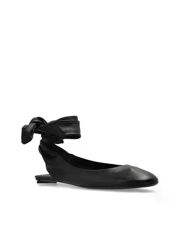 Attico Cloe Ballet Flats - Black