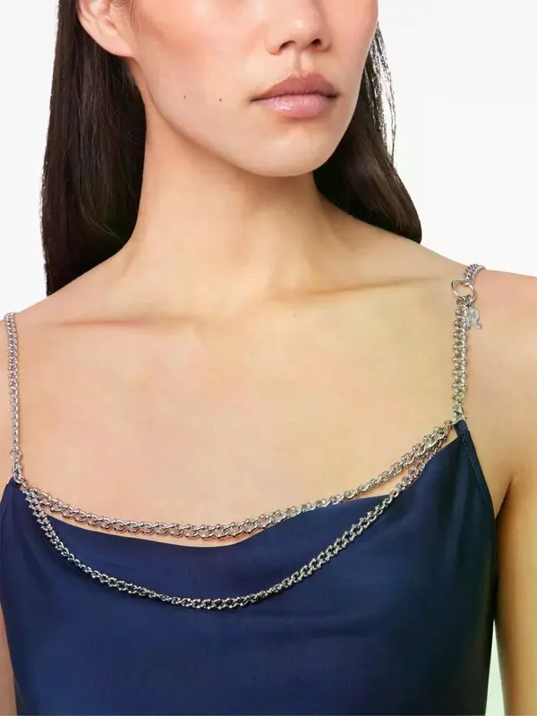 Rabanne Chain-strap Maxi Dress