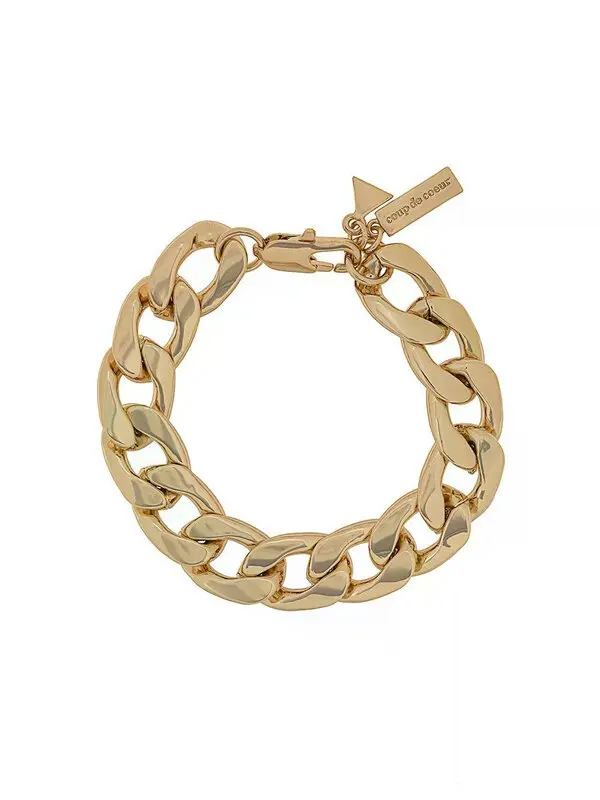 COUP DE COEUR Chunky Chain Bracelet - Gold