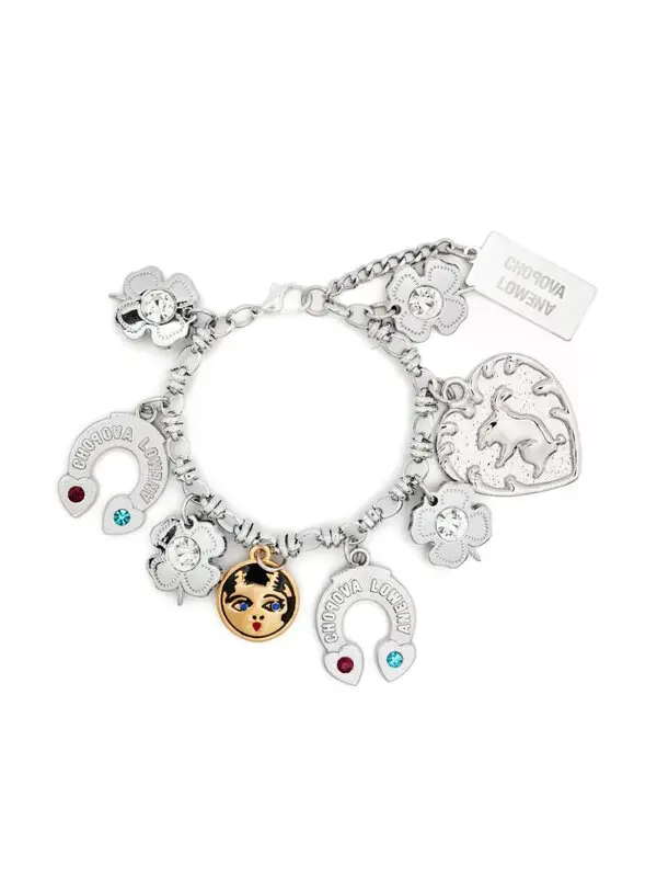 CHOPOVA LOWENA Charm-detail Bracelet - Silver