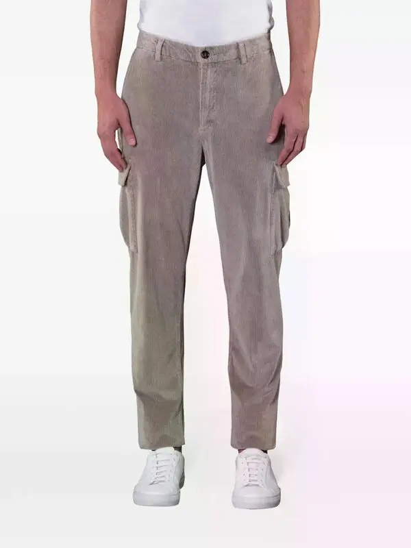 MOORER Corduroy Cargo Trousers