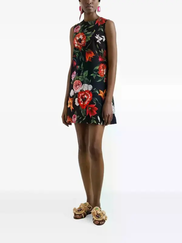 Dolce & Gabbana Floral-print Mini Dress