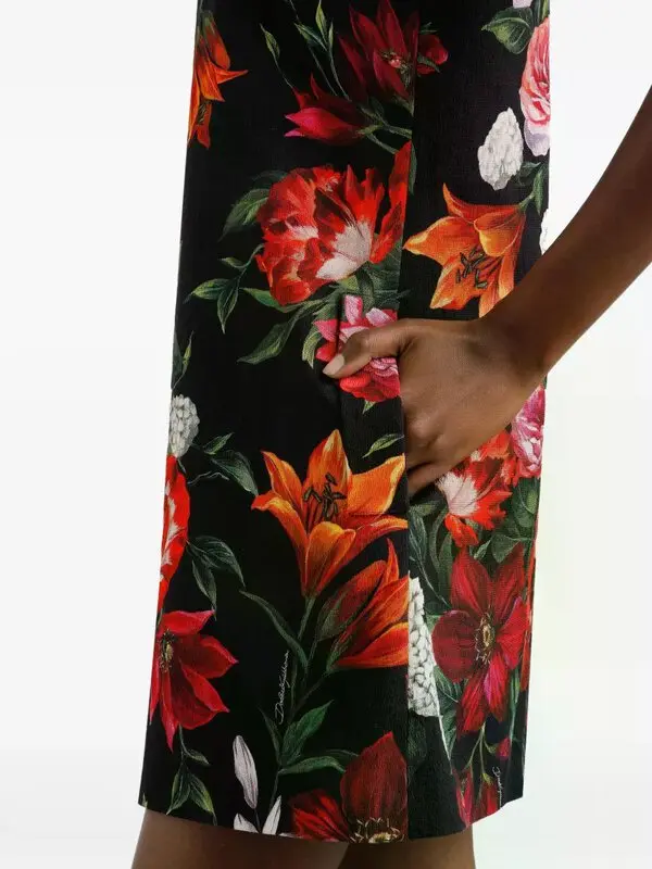 Dolce & Gabbana Floral-print Mini Dress