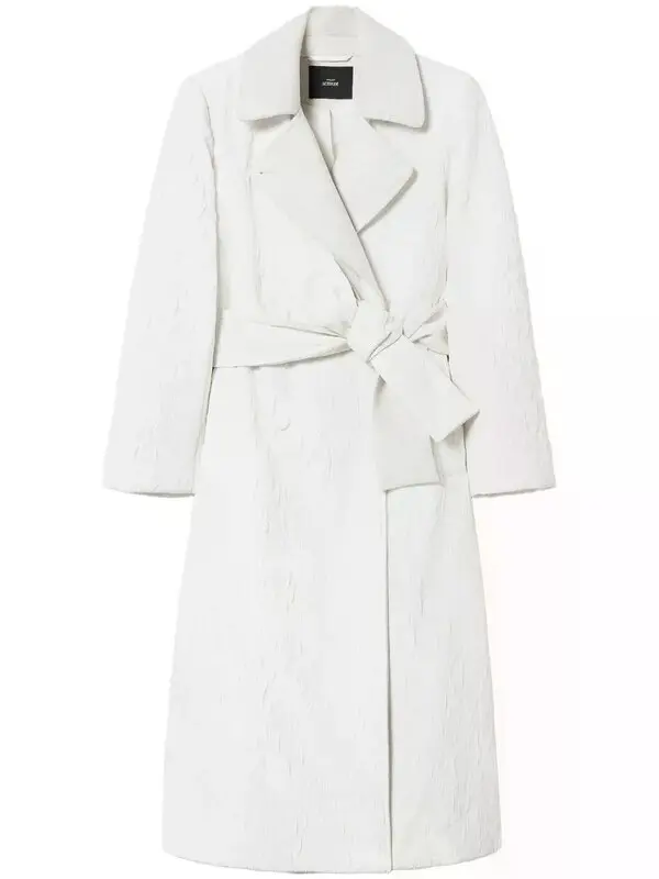 TWINSET Embossed Double-breasted Coat