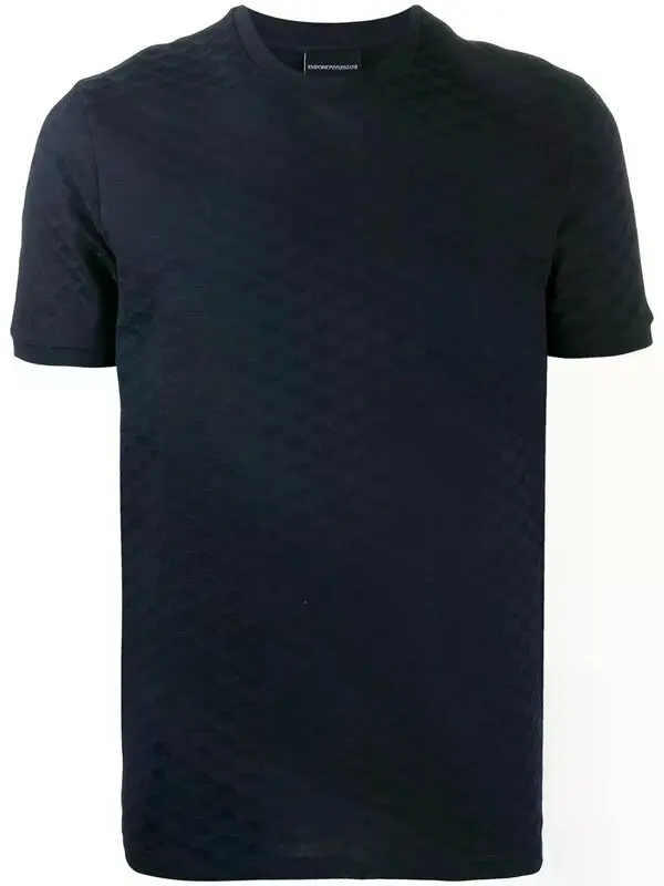 Emporio Armani Embossed Logo Cotton T-shirt