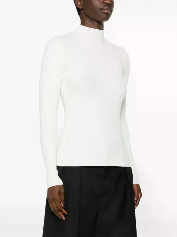 TWINSET Ribbed Turtleneck Sweater
