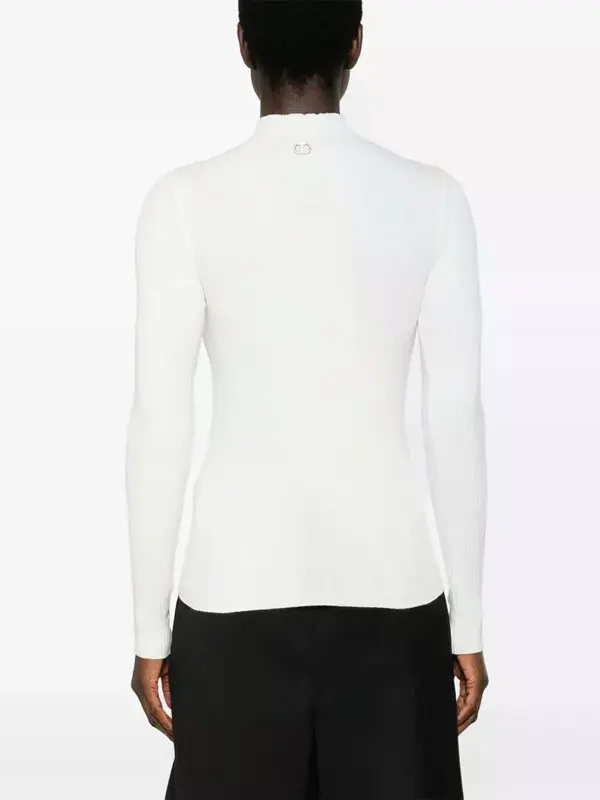 TWINSET Ribbed Turtleneck Sweater