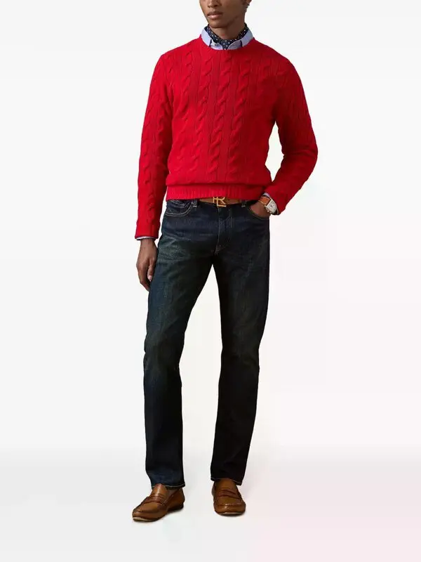Ralph Lauren Purple Label Cable-knit Cashmere Sweater