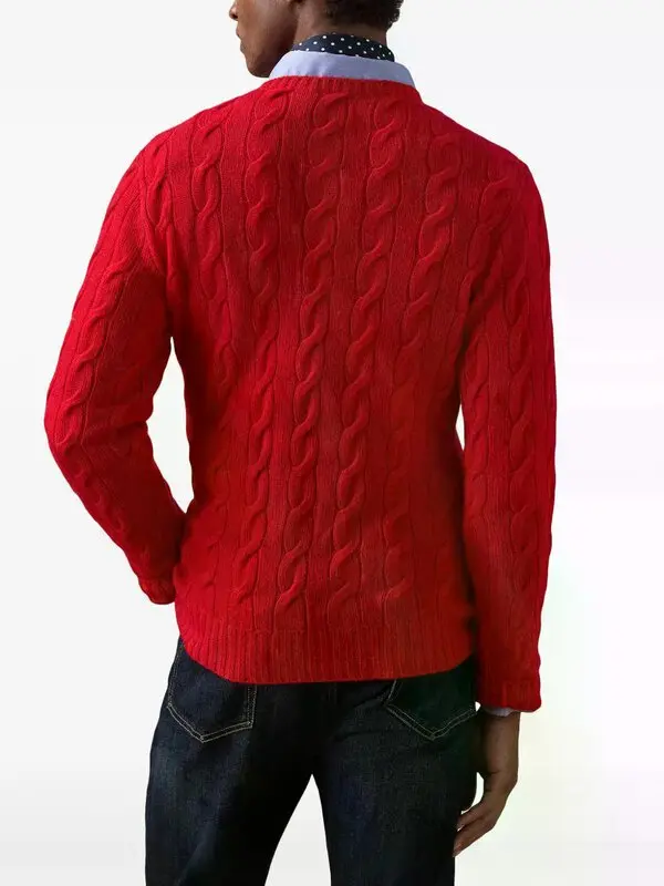 Ralph Lauren Purple Label Cable-knit Cashmere Sweater