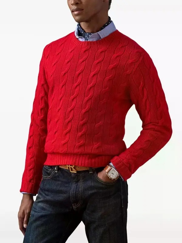 Ralph Lauren Purple Label Cable-knit Cashmere Sweater