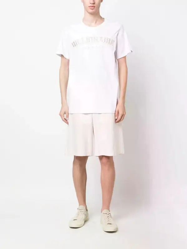 BILLIONAIRE Embroidered-logo T-shirt