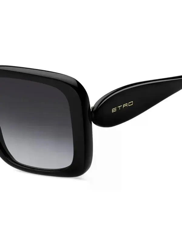 Etro Paisley Sunglasses - Black