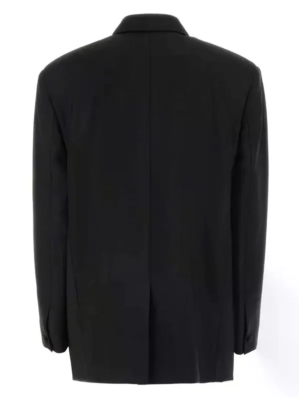 Givenchy Double-breasted Wool-blend Blazer - Black