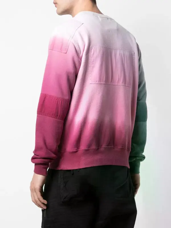 AMBUSH Logo-print Ombré Sweatshirt - Pink