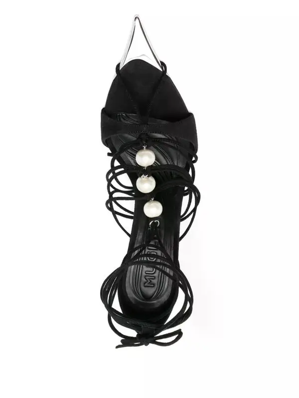 MUGLER 100mm Fang Sandals