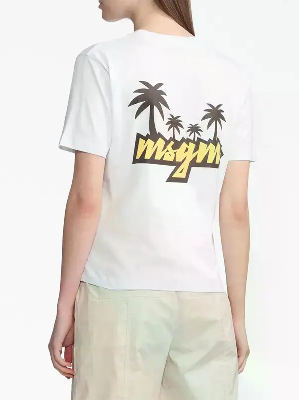 MSGM Logo-print Short-sleeve T-shirt