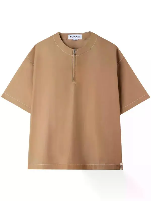 Sunnei Zip-up T-shirt