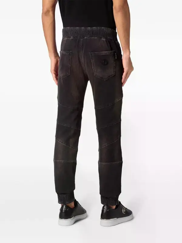 Philipp Plein Logo-appliqué Tapered Jeans
