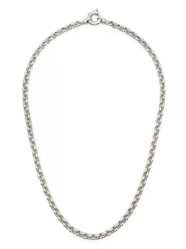 Tom Wood Thick Rolo Chain Necklace - Silver