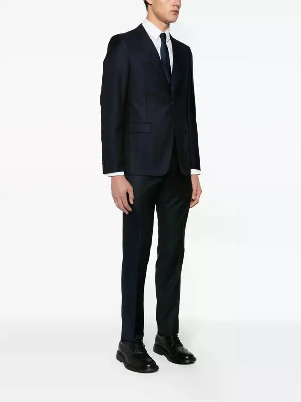 Prada Single-breasted Virgin-wool Suit - Blue
