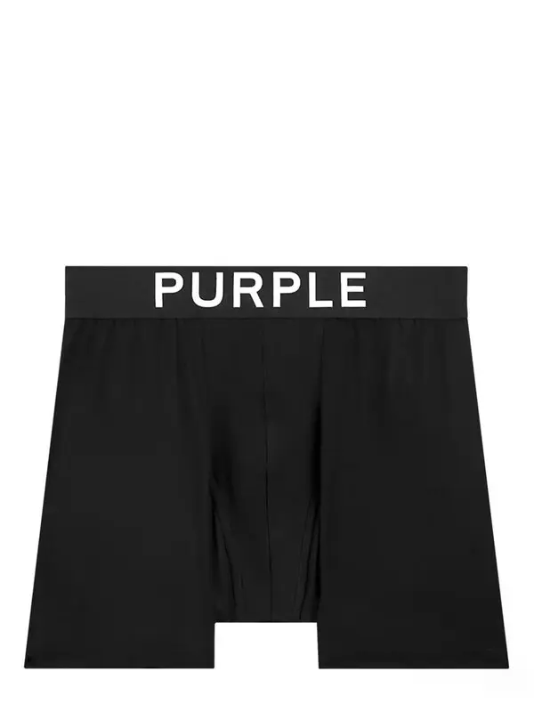 PURPLE BRAND Logo-print Boxer Briefs - Black