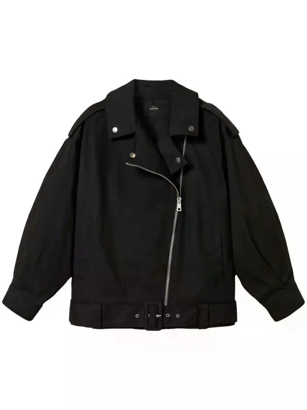 TWINSET Belted Biker Jacket