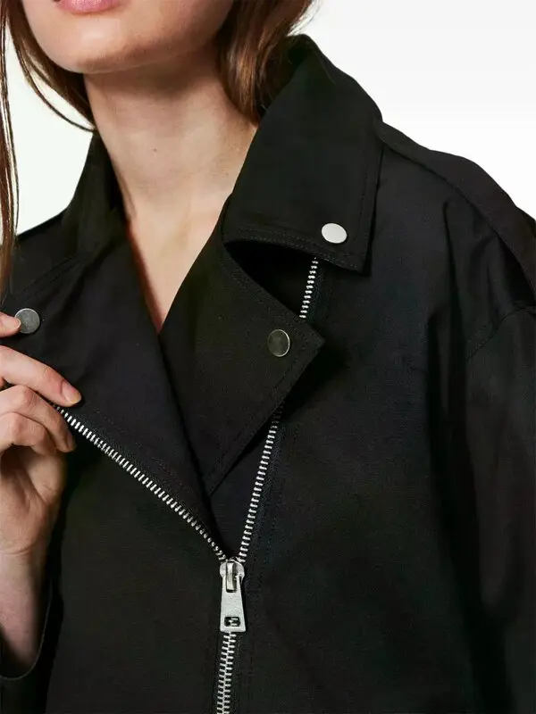 TWINSET Belted Biker Jacket