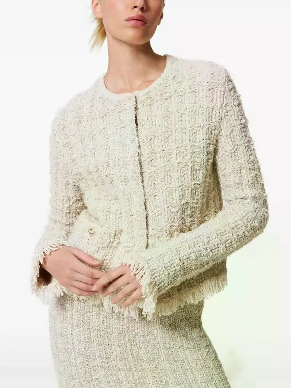 TWINSET Tweed Lurex Jacket
