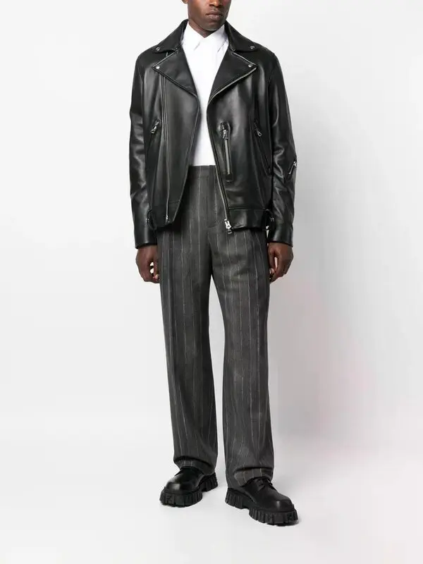 Versace Striped Tailored Trousers