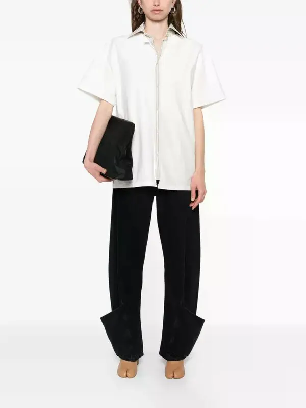 MAISON MARGIELA Cotton Shirt - Neutrals