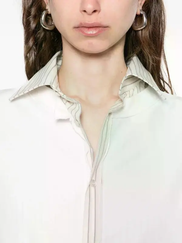 MAISON MARGIELA Cotton Shirt - Neutrals