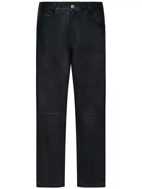 FRANZESE COLLECTION Straight Leg Trousers - Black