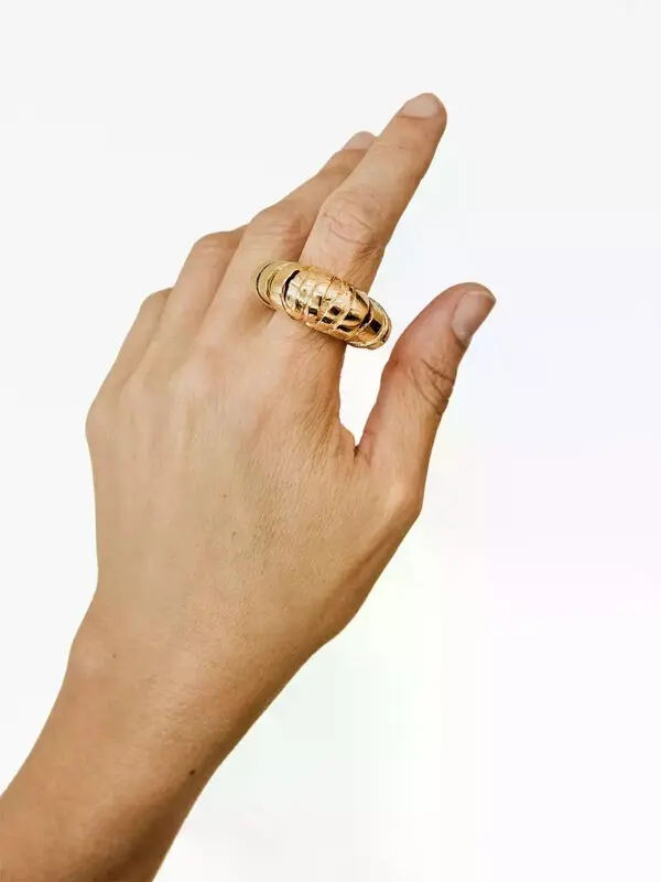 PAOLA SIGHINOLFI 18kt Plated Wrap Ring