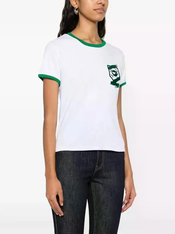 Coperni Embroidered T-shirt - White