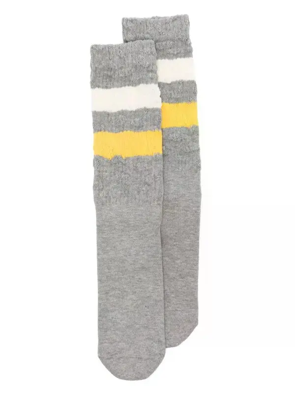 GOLDEN GOOSE Ribbed Socks - Grey