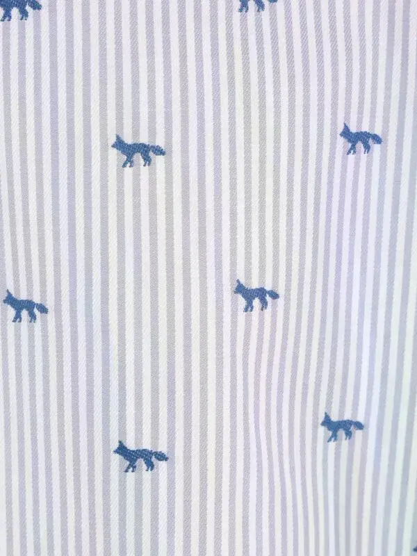 Maison Kitsuné Profile Fox Shirt - Grey