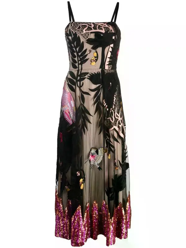 TEMPERLEY LONDON Opera Sleeveless Maxi Dress