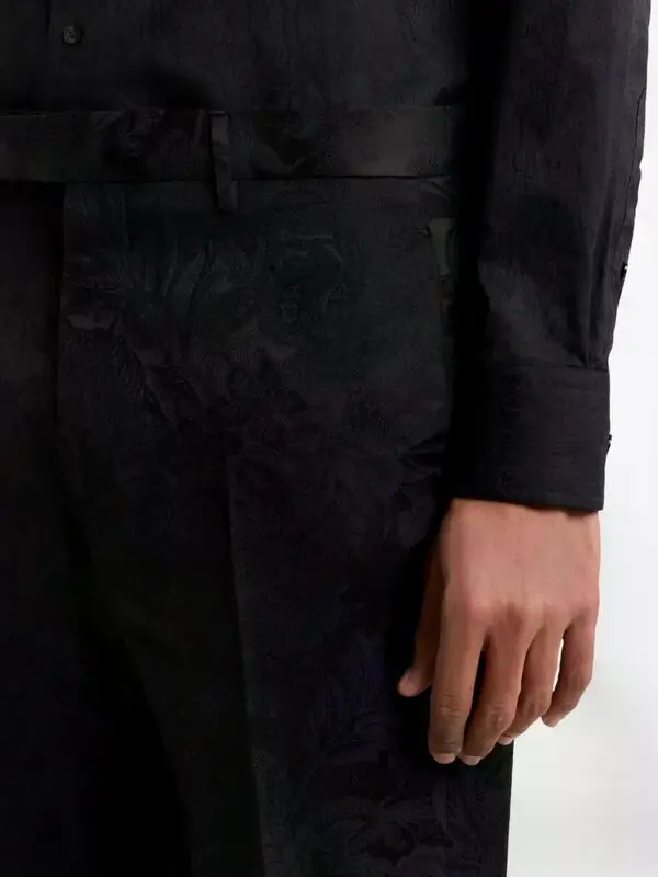 Etro Paisley-jacquard Trousers