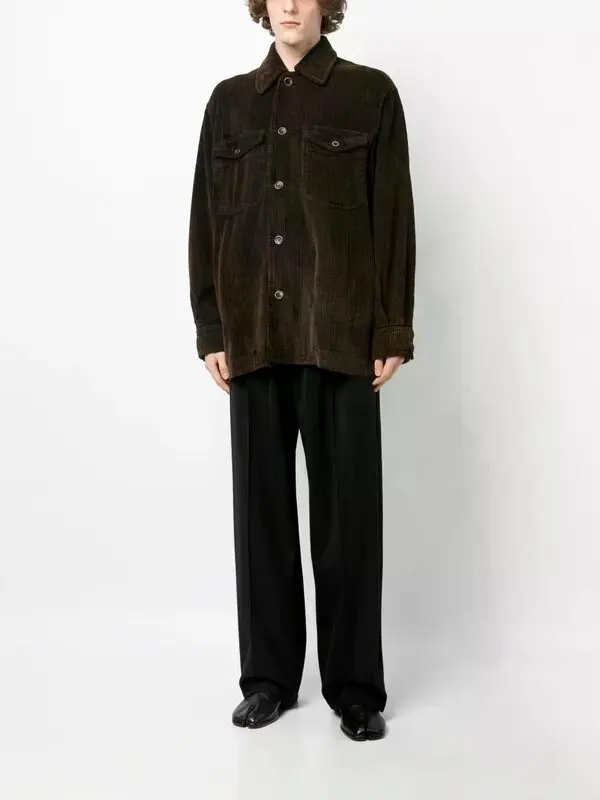 UMA WANG Corduroy Button-up Shirt Jacket