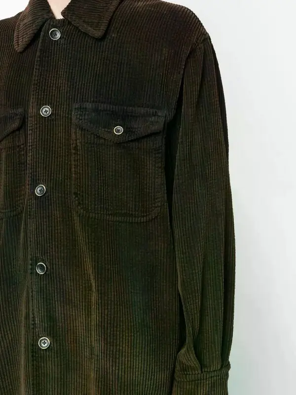 UMA WANG Corduroy Button-up Shirt Jacket