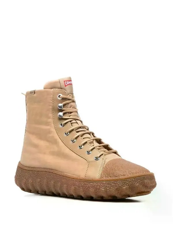 Camper Ground Lace-up Ankle Boots