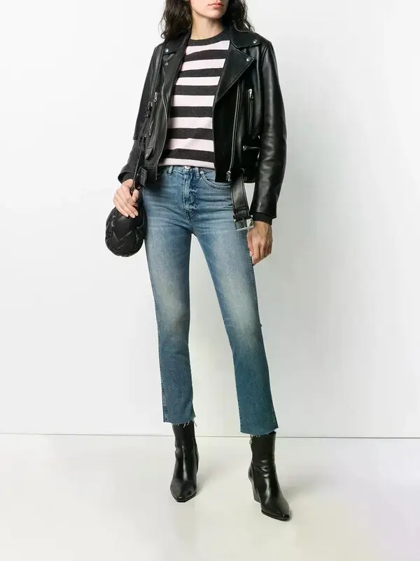 3x1 Stonewashed Skinny Jeans