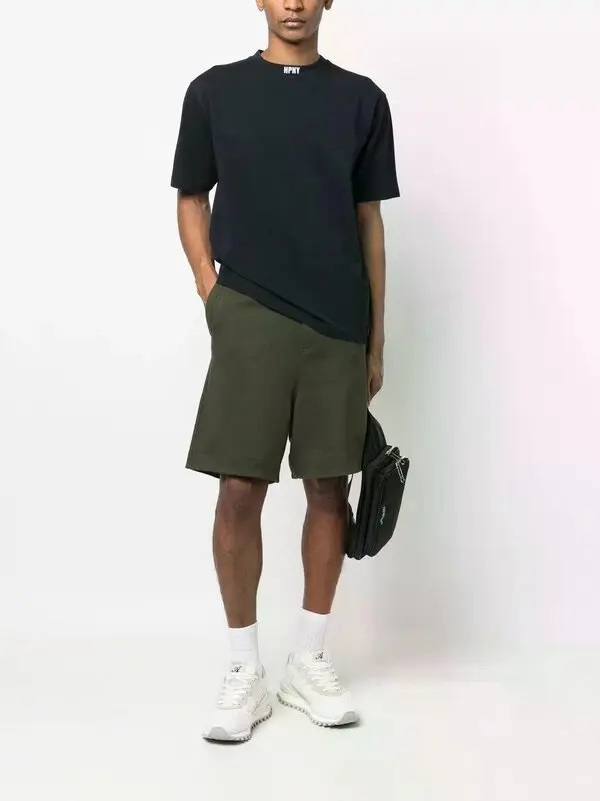Heron Preston Logo-patch Crew-neck T-shirt - Black