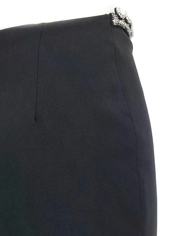 David Koma Rhinestone-embellished Pencil Skirt